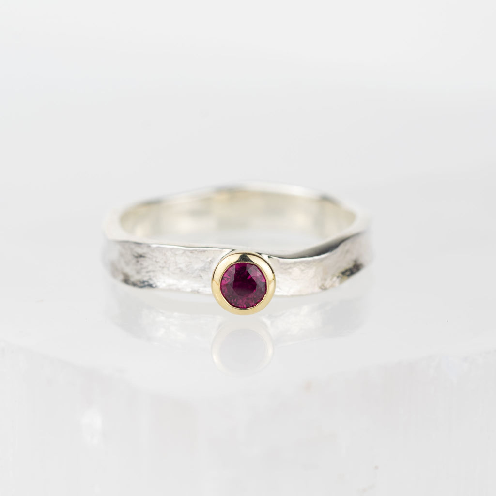 Heidi - 3.5mm Ruby Storybook Ring – Alison Moore Designs