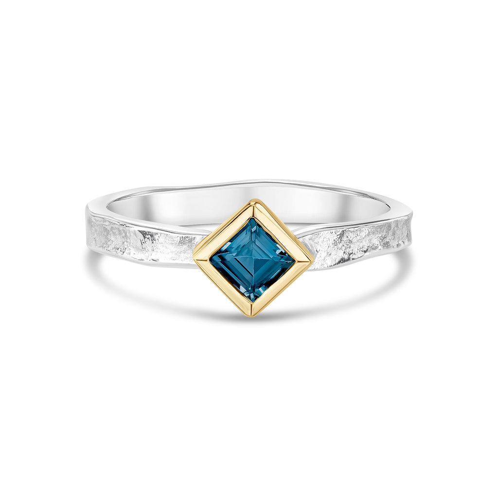 Meg - Square London Blue Topaz Storybook Ring – Alison Moore Designs