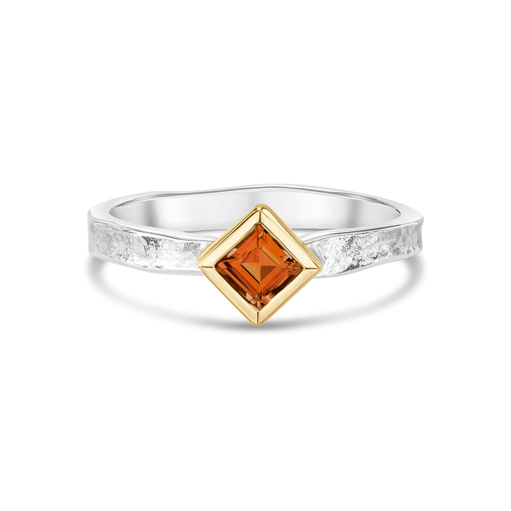 Meg - Square Madeira Citrine Storybook Ring – Alison Moore Designs