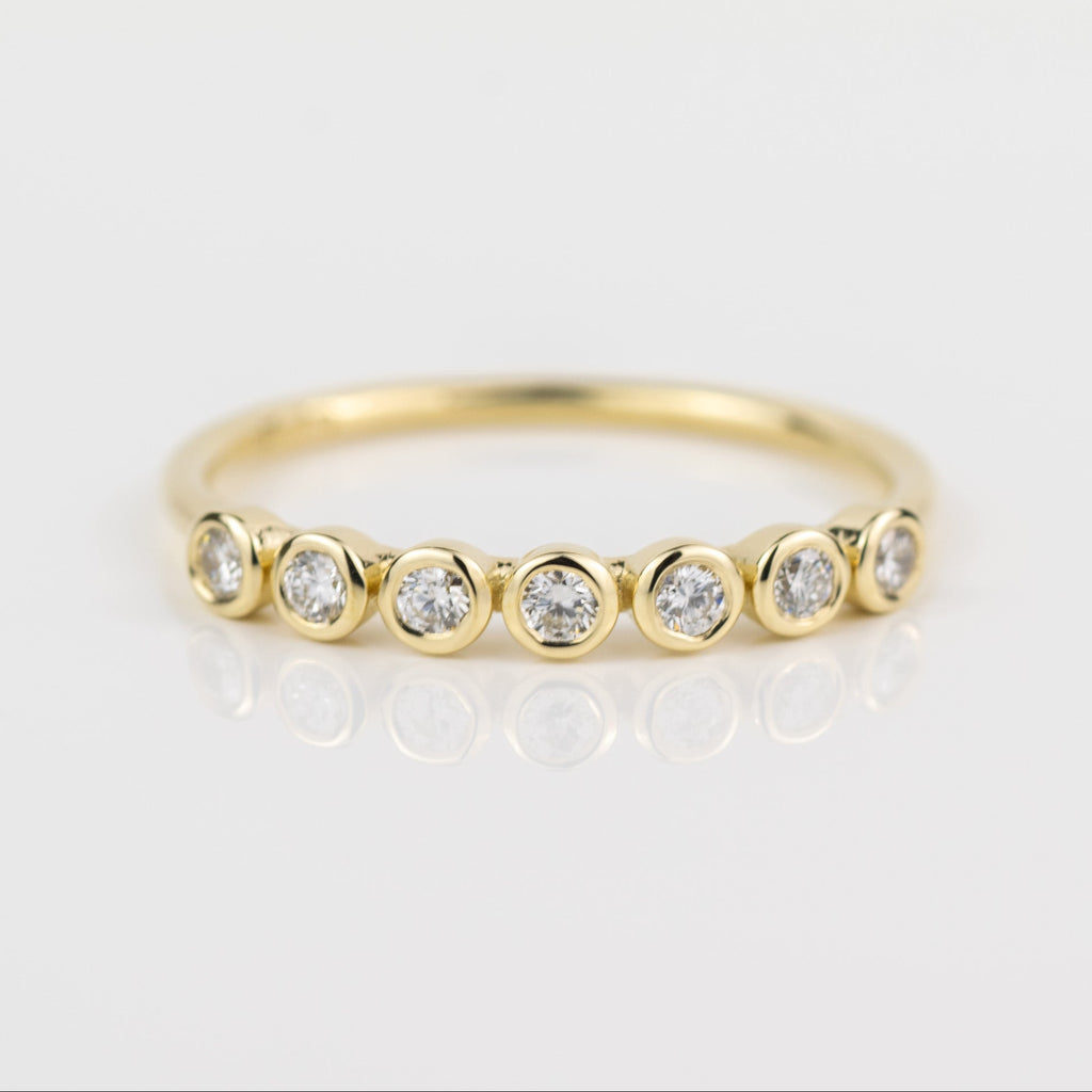 Gold Diamond Eternal Ring | Alison Moore Designs