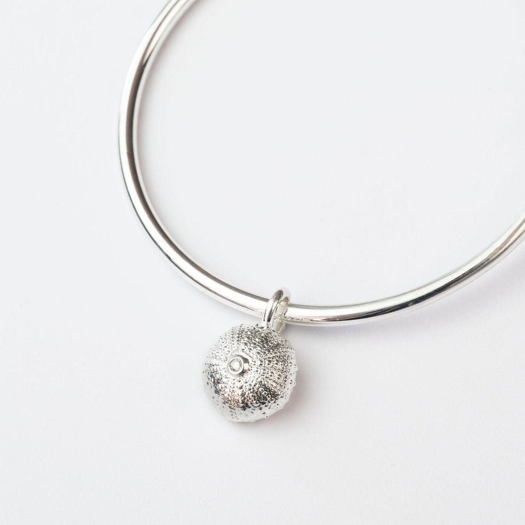 Rockpool Shell Bangle - Diamond Sea Urchin – Alison Moore Designs