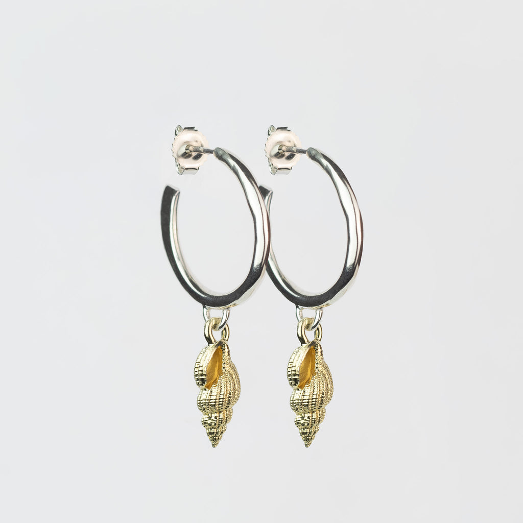 Silver Cockle Hook Earrings – Alison Moore Designs