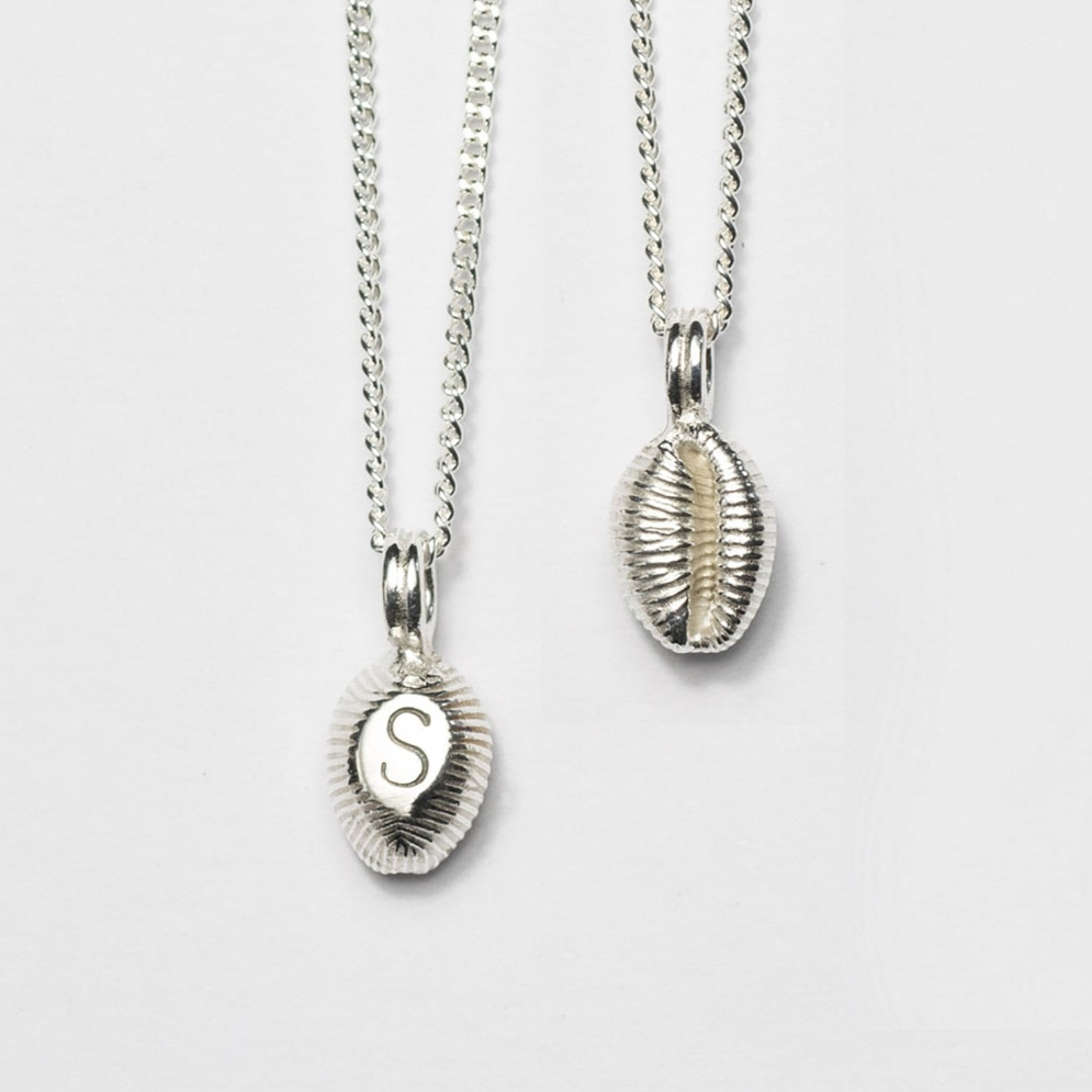 Personalised Groatie Buckie Shell pendant – Alison Moore Designs