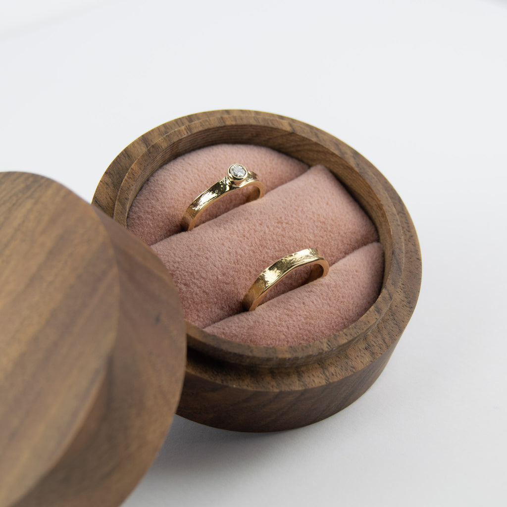 Luxury Handmade Double Ring Box – Alison Moore Designs