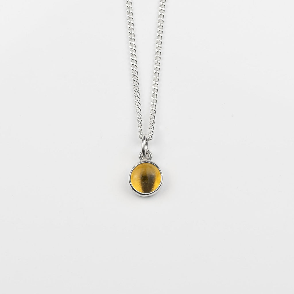 Citrine Single Gemstone Pendant – Alison Moore Designs